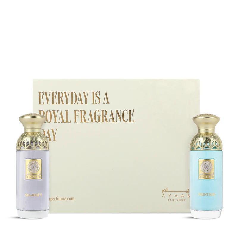 Royal Fragrances Set 2x80ml – Princess & Majesty | Ayaam Perfumes