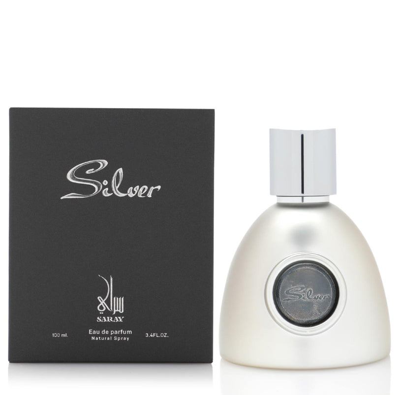 Silver Eau De Parfum 100ml | Saray Perfumes – Vanilla & Floral Scent