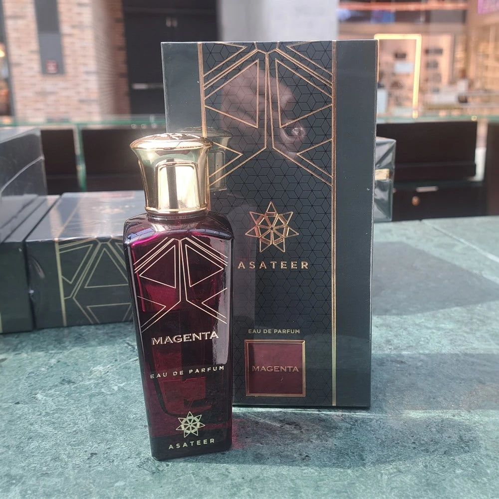 Magenta Perfume 80ml Unisex | Spicy Sweet Woody Fragrance by Asateer