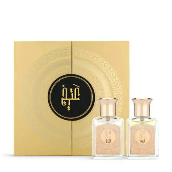 Ateej Perfume Set: Thraa & Thuraya EDP - 2 Pcs